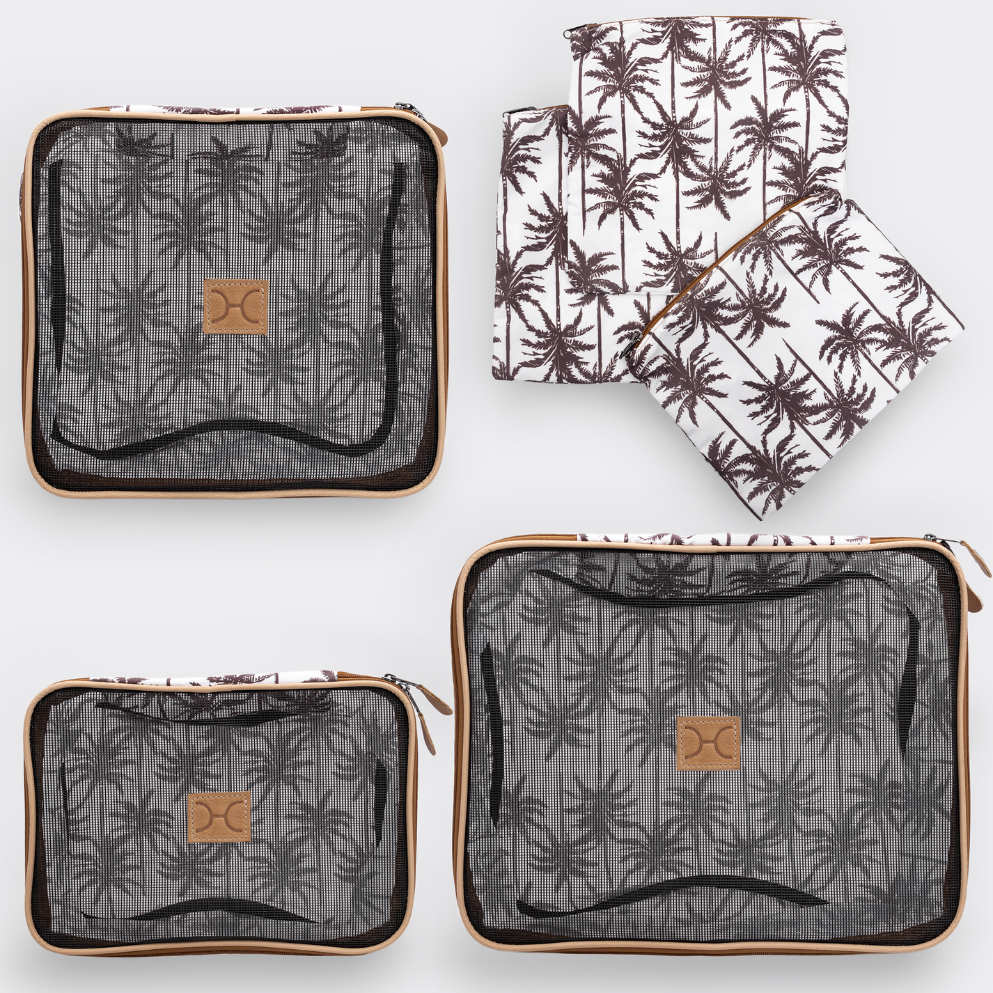 Travel Luggage Organizer Pods Palm Neutral – Willow